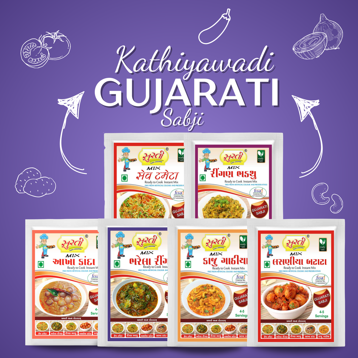 Gujarati Sabji – SurtiMix